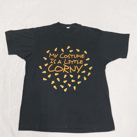 Screen Stars | Shirts | Vintage 8s Screenstar Black Single Stitch Corny ...